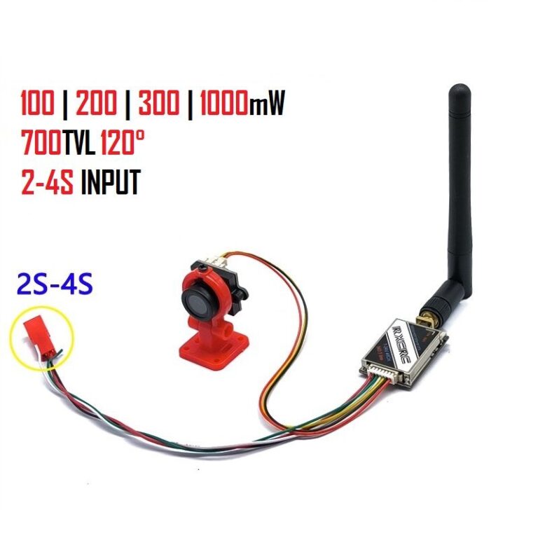 RXCRC 1000mW 5.8G Video Transmitter with FPV Camera & Holder – HobbyRC BD