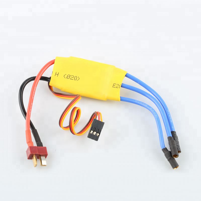 Yellow 30A ESC with 5V/2A BEC for Brushless DC Motor – HobbyRC BD