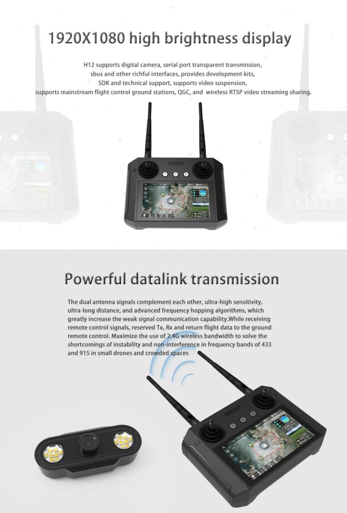 Skydroid H12 Transmitter + Receiver + Camera Set – HobbyRC BD