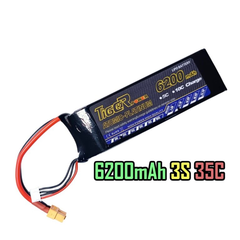 6200mAh Tiger 3S 11.1v 35C Lipo Battery – HobbyRC BD
